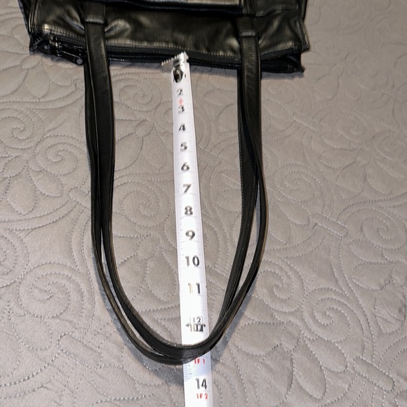 Derek Alexander | Bags | Derek Alexander Black Leather Crossbody Bag ...